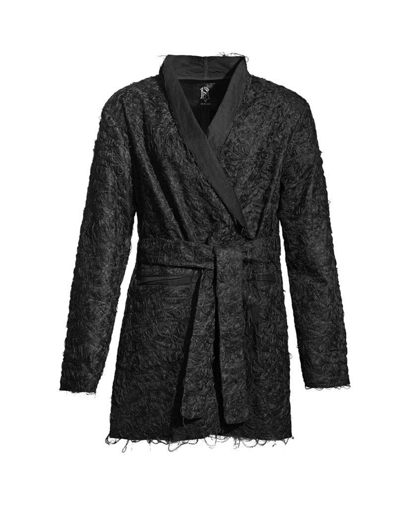 Utility Wrapper Linen Coat - MINOAR.COM | Official Website & Worldwide ...