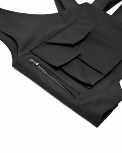 MINOAR.COM | Angular Utility Crossbody Vest Bag