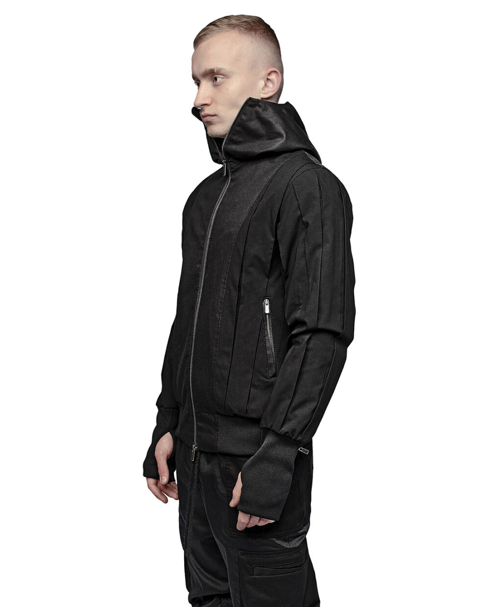 MINOAR.COM | Quantum Crushed Hooded Segment Jacket