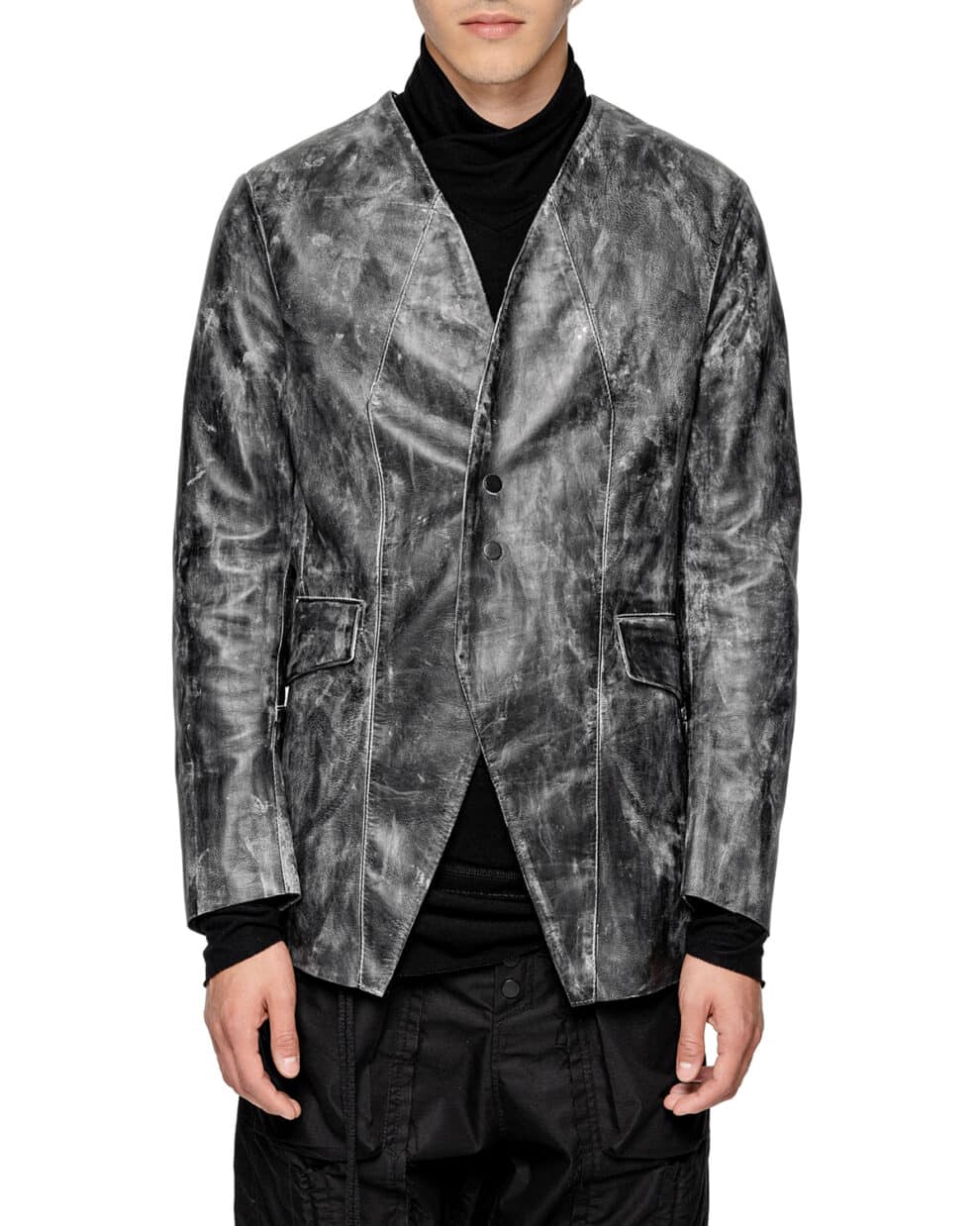 MINOAR.COM | ZIPPED PANEL BIKER JACKET