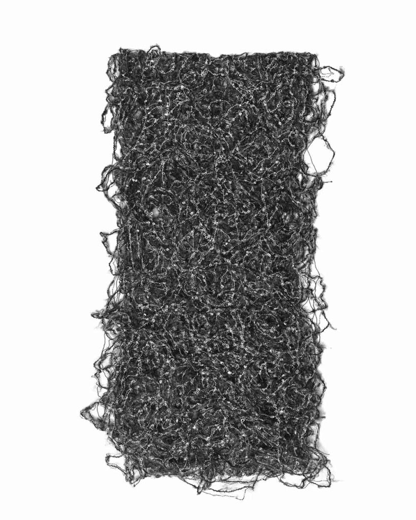 BLACK FIBER BOND UNISEX SCARF - MINOAR.COM | Official Website ...