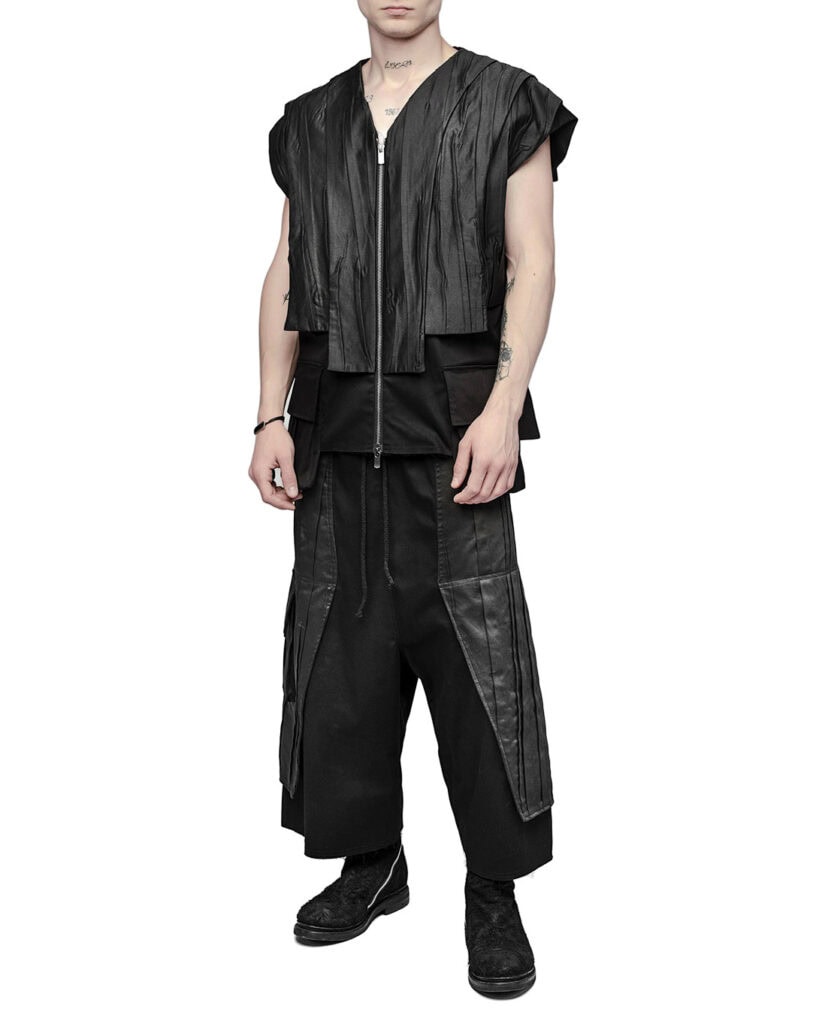 MINOAR.COM | Crushed Tech Wrapper Coat