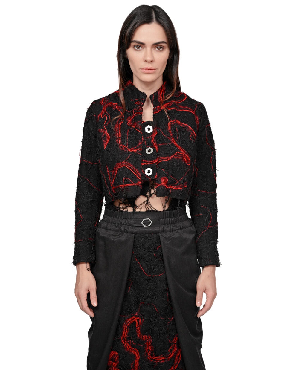 MINOAR.COM | Aspect Layered Construct Skirt